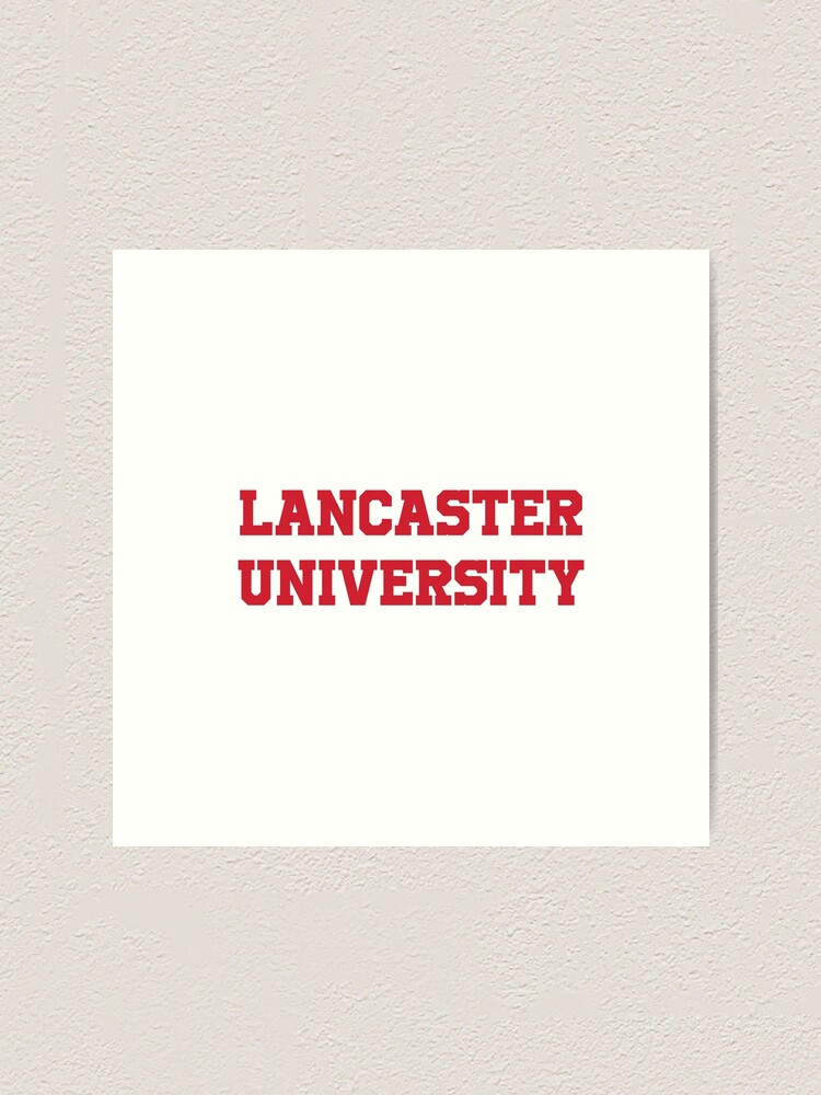 "Lancaster University Text Logo" Art Print for Sale by jcjapparel ...