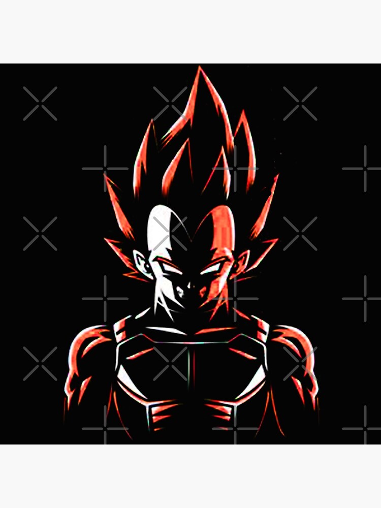 "Dragonball Vegeta Red" Poster for Sale by chaturbart | Redbubble