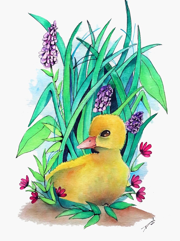 "Patito" Sticker by DaniMej | Redbubble