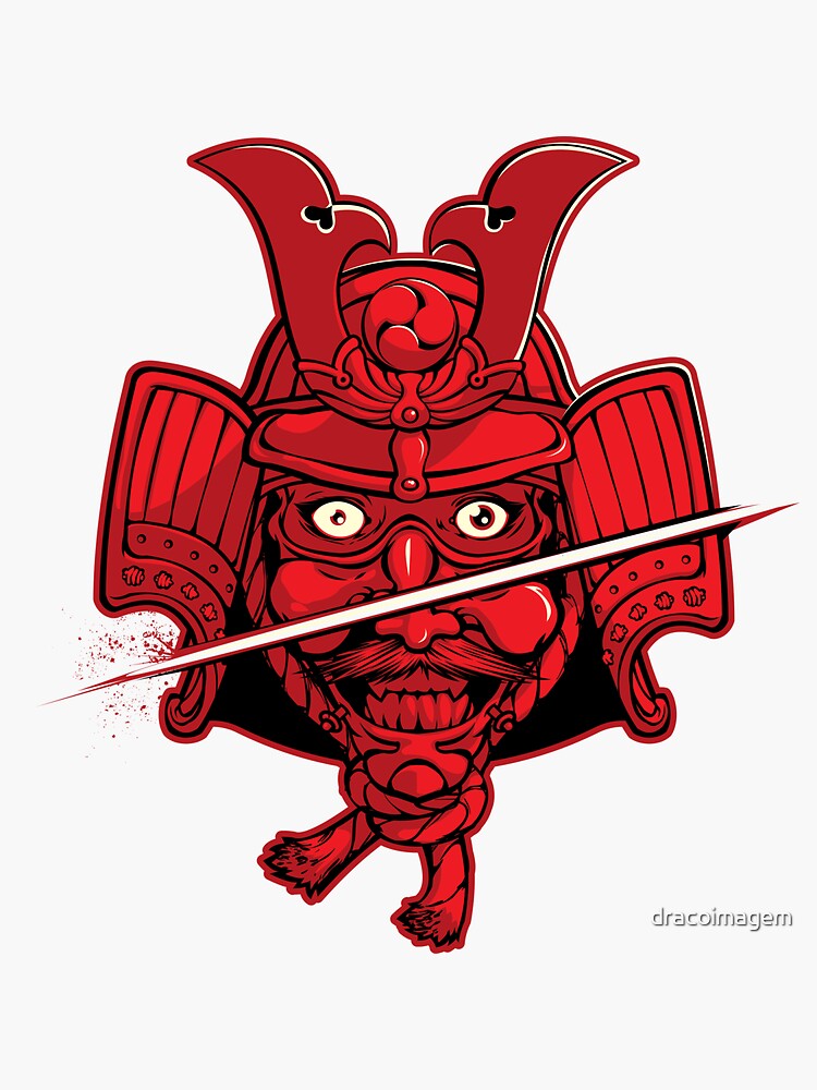 "Dead Samurai" Sticker by dracoimagem | Redbubble