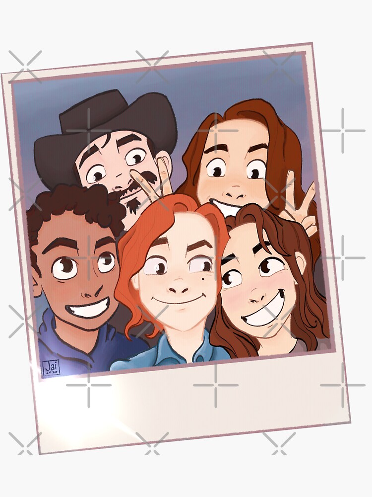 "Found Family" Sticker for Sale by blujai | Redbubble