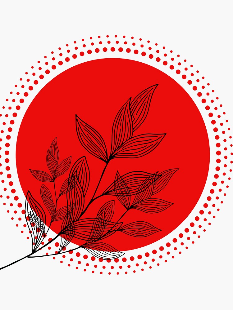 "Cool red sun design" Sticker for Sale by CouchTomato | Redbubble