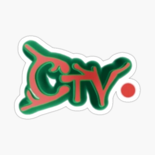 "Chromatica TV CTV" Sticker for Sale by AlertStore | Redbubble