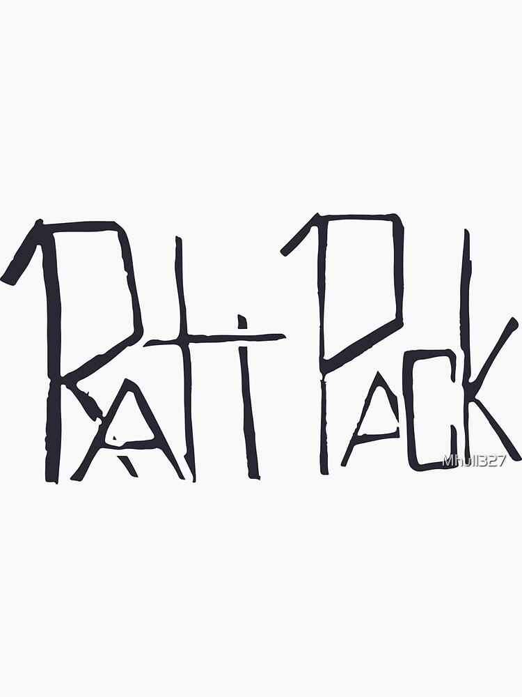 "RattPack" Sticker for Sale by Mhull327 | Redbubble