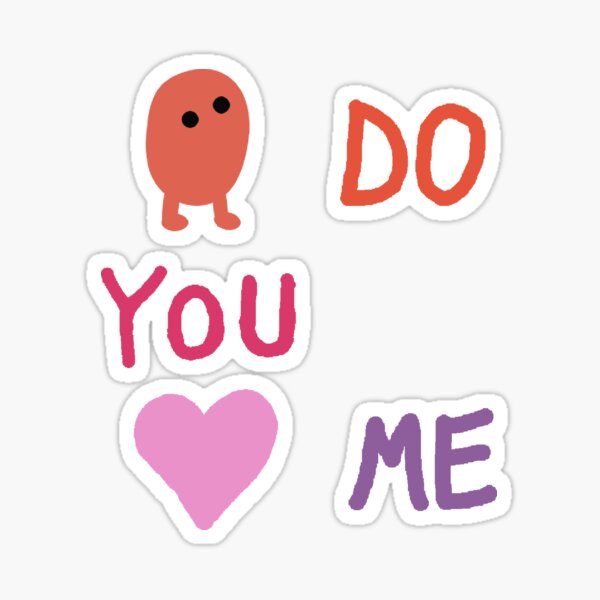 "Keke, do you love me?" Sticker for Sale by UncannyLass | Redbubble