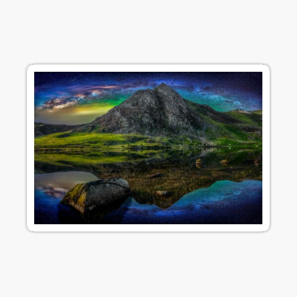 "Sky Full Of Stars Snowdonia" Sticker by AJEvans | Redbubble