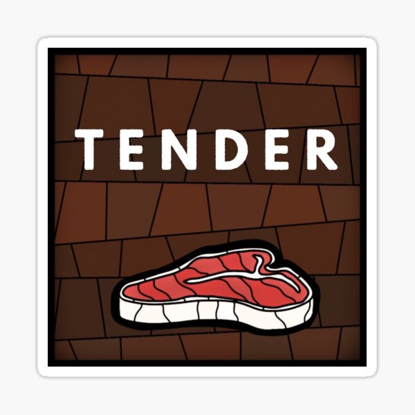 "Tender" Sticker for Sale by OctopodArts | Redbubble