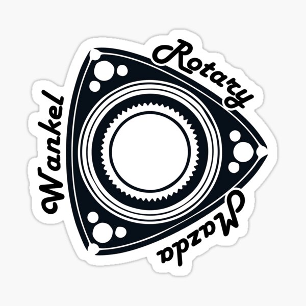 "rotary motor mazda" Sticker by MarianStore | Redbubble