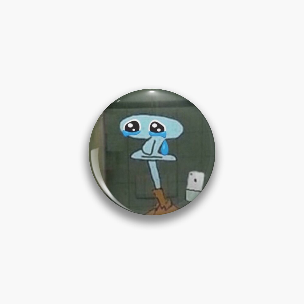 "Squid Crying in Mirror Meme" Sticker for Sale by A-GatorGoods | Redbubble
