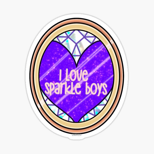 "I love Sparkle boys!" Sticker by Sparkleboys | Redbubble
