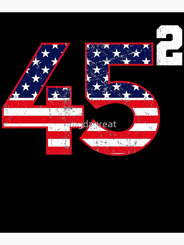 "Trump 45 Squared Shirt 45th President Shirt Re-elect Trump Tee Potus ...