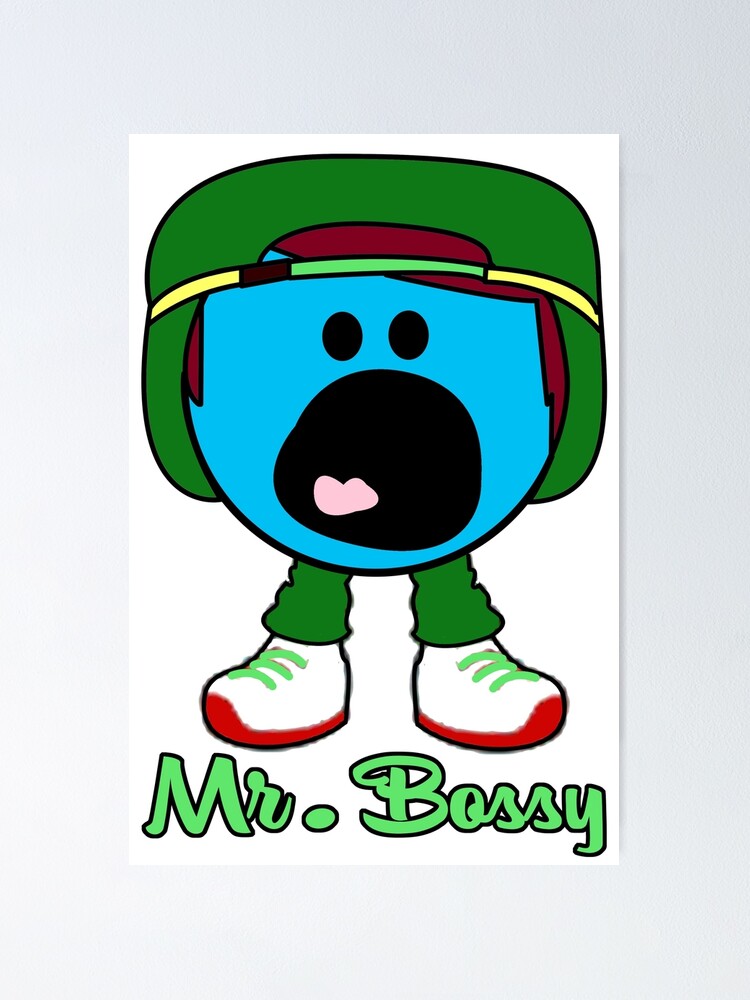 "Mr. Bossy" Poster for Sale by ZiiVO | Redbubble