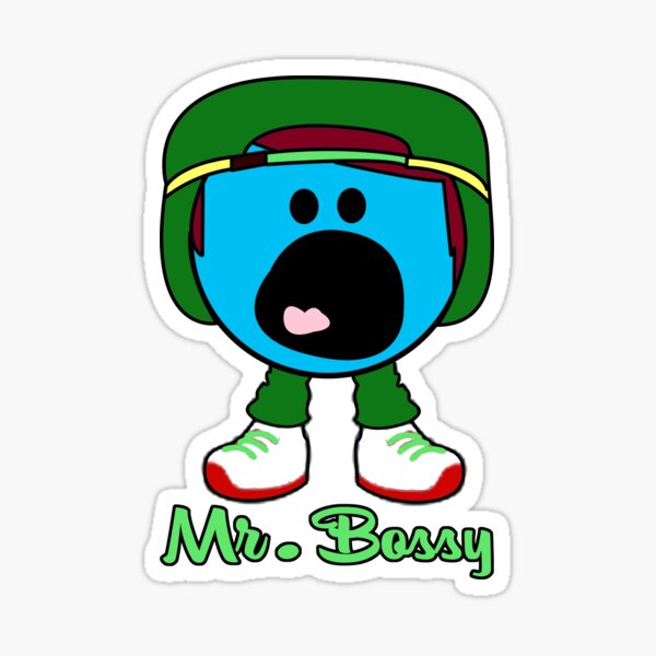 "Mr. Bossy" Sticker by ZiiVO | Redbubble