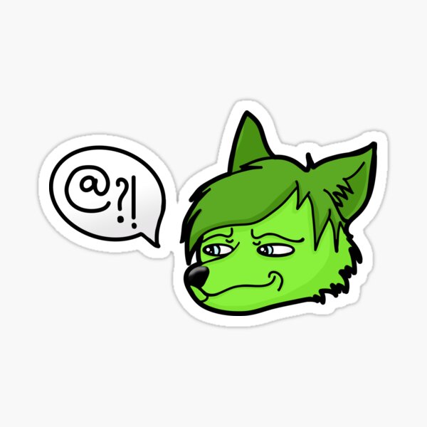 "Toxic fox" Sticker by FoxsJob | Redbubble