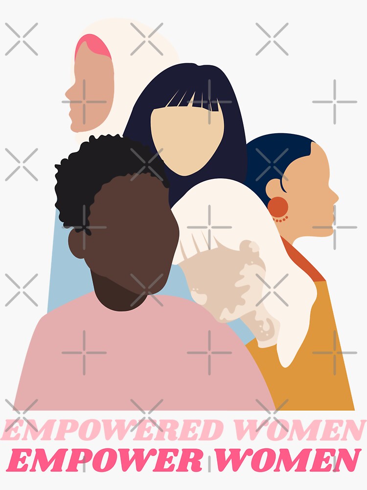 Pegatina «Mujeres empoderadas Mujeres empoderadas» de PrintbyPatty ...