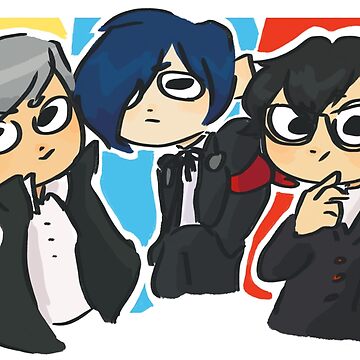 "persona protags" Sticker for Sale by jenivi | Redbubble
