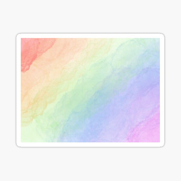 "Watercolor Rainbow" Sticker by isa-t | Redbubble