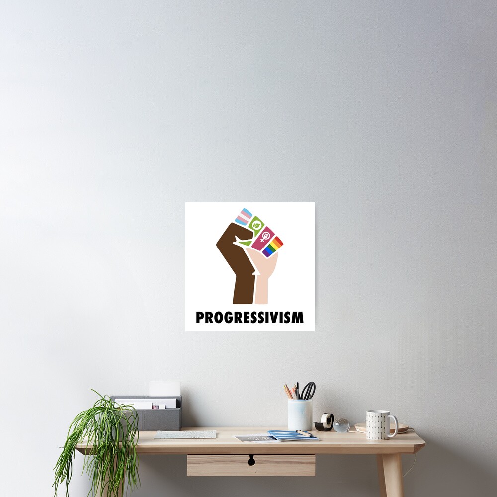 "Symbol of progressivism" Poster for Sale by Likian38 | Redbubble