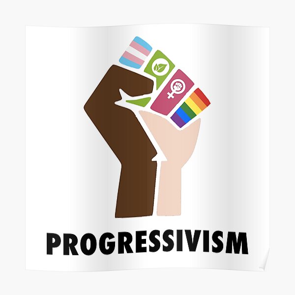 "Symbol of progressivism" Poster by Likian38 | Redbubble