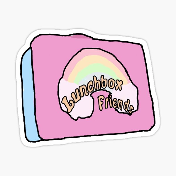 "LunchBox Friends!!" Sticker by VintageTrend | Redbubble