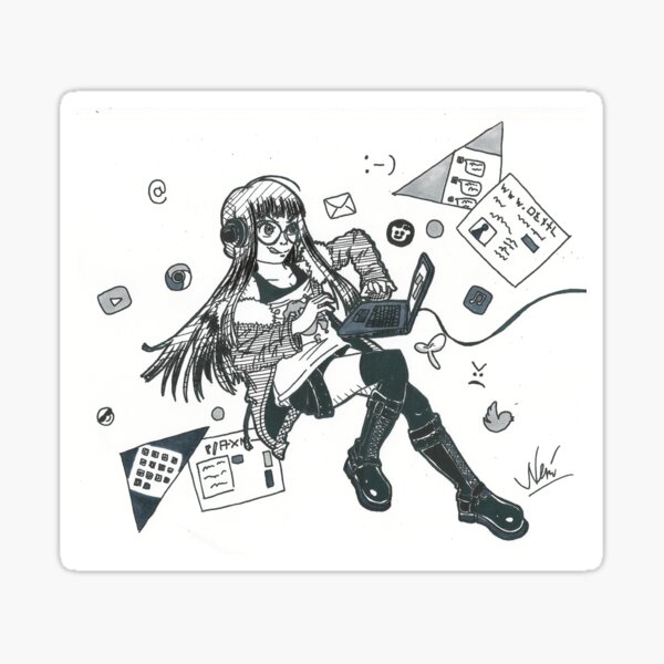 "Futaba Sakura" Sticker by Nenilein | Redbubble