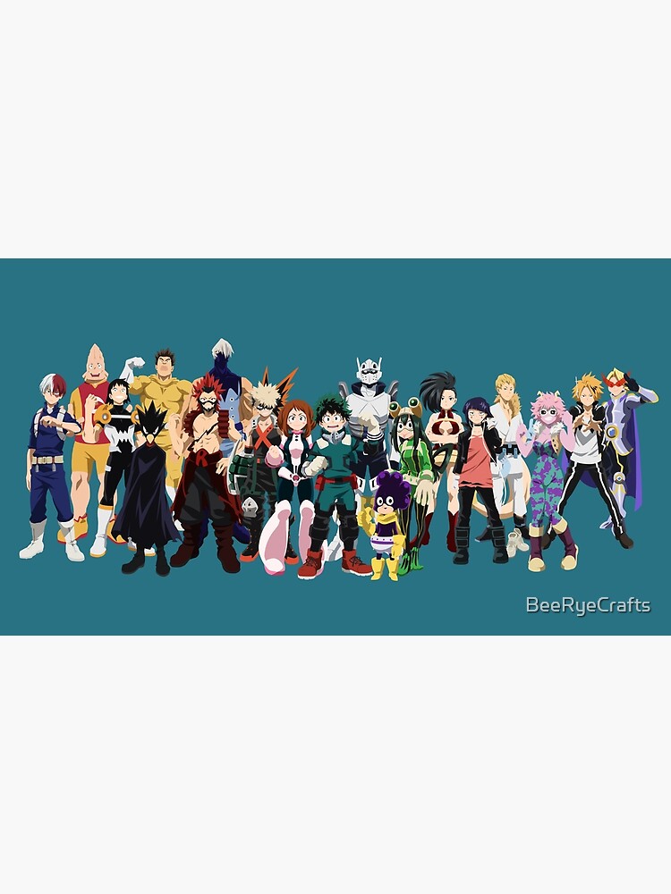 "Class 1A - My Hero Academia" Canvas Print for Sale by BeeRyeCrafts ...