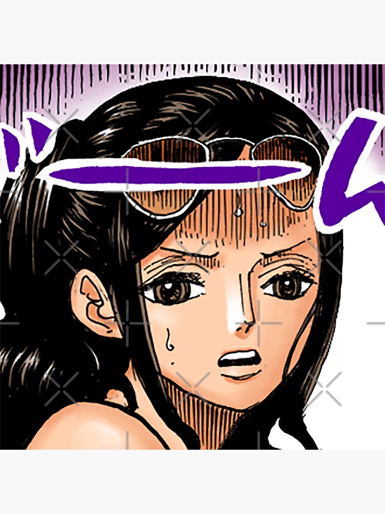 "robin une piece purple" Sticker for Sale by Akiraxis | Redbubble