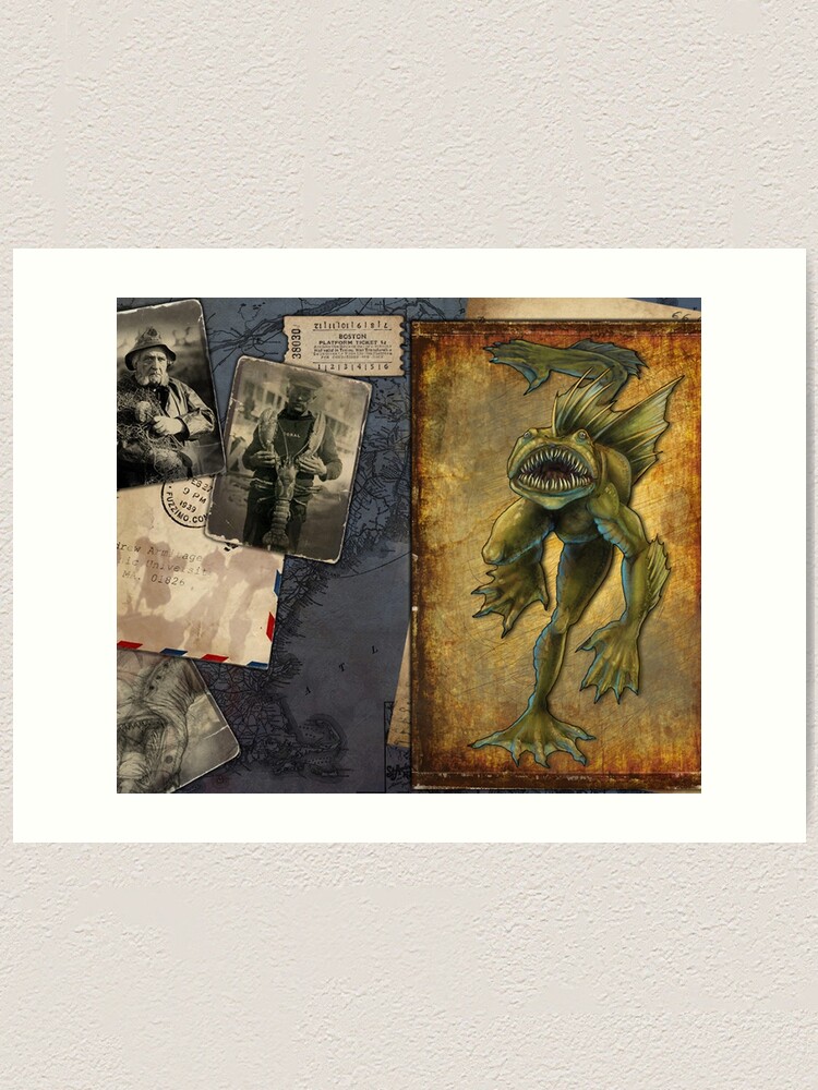 "Cthulhu Mythos: The Deep Ones" Art Print by SarahDahlinger | Redbubble