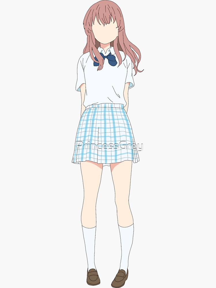 "Shouko Simple" Sticker by PrincessGrey | Redbubble