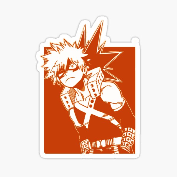 "BAKUGO MHA ANIME" Sticker for Sale by Anime-Rap-Love | Redbubble