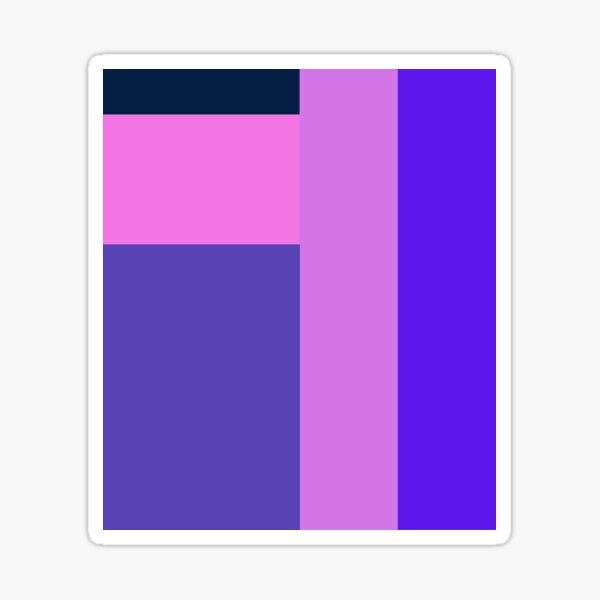 "Color block-Aesthetic pastel colors" Sticker by hemantarora | Redbubble