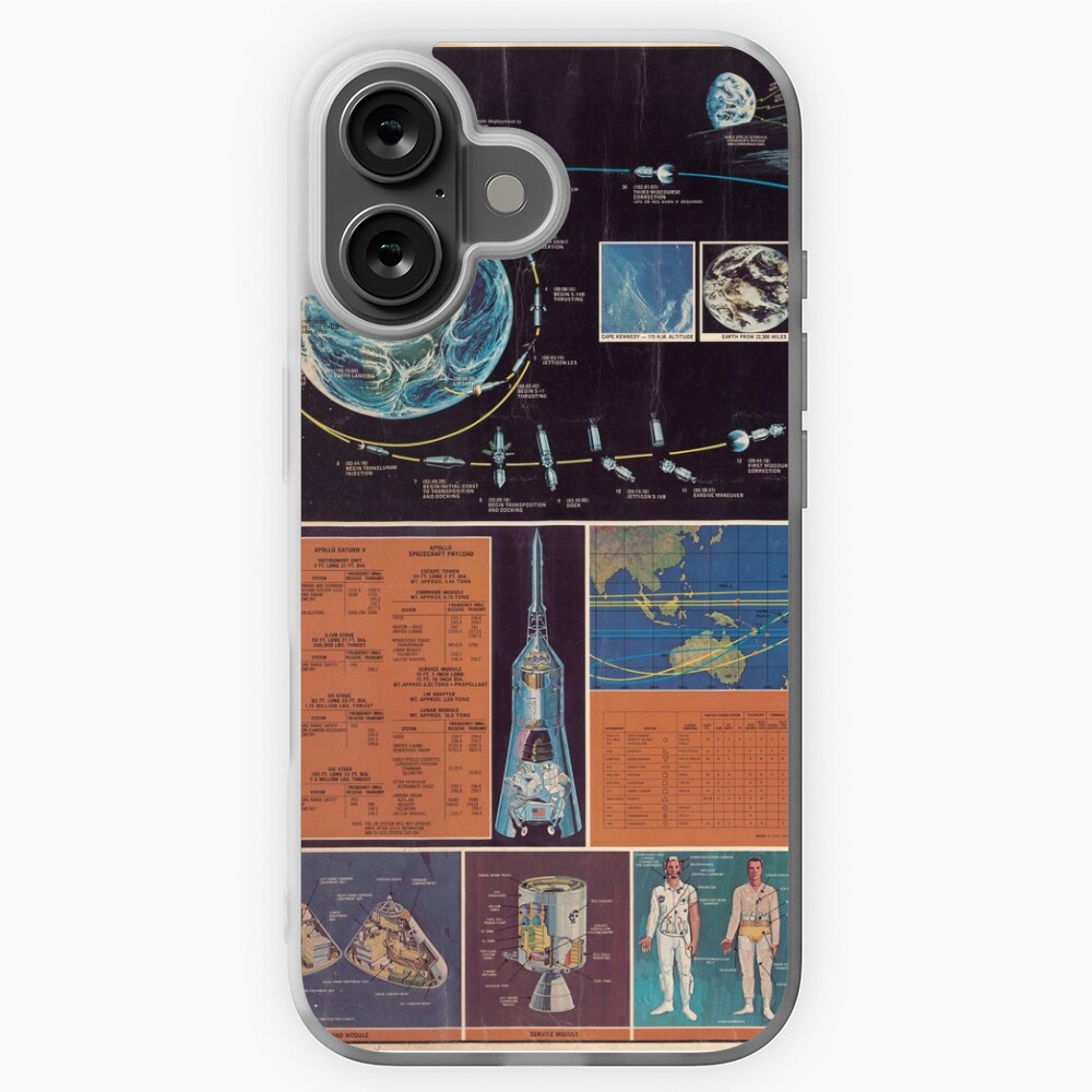 "Apollo Lunar Landing Mission Poster" Poster for Sale by Gin Neko ...