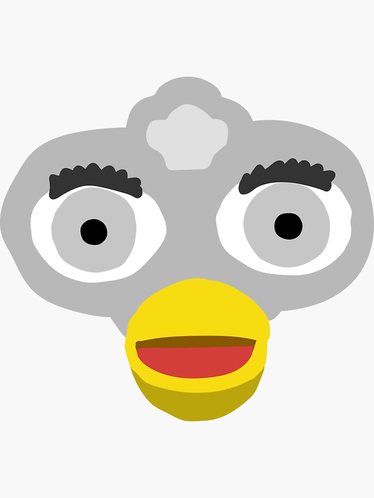 "Furby Face" Sticker for Sale by Maxtown | Redbubble