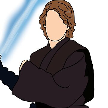 "Anakin" Sticker for Sale by josettemichele | Redbubble