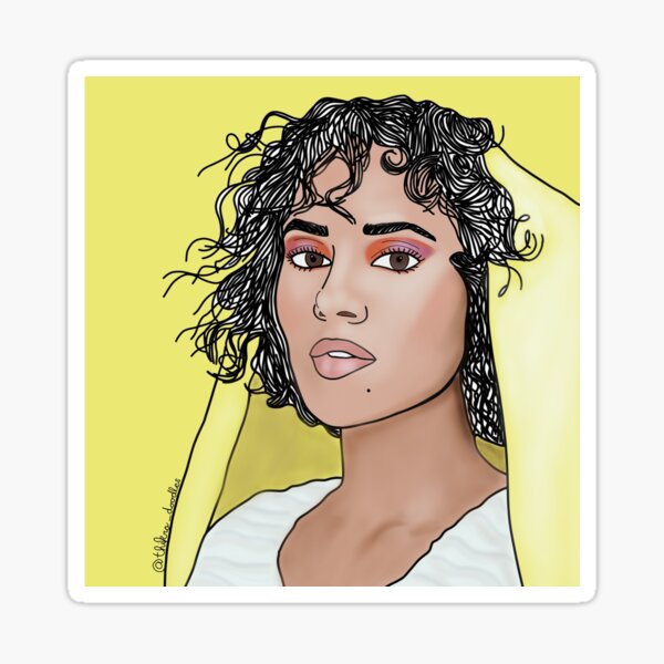 "mayra." Sticker by mthikra | Redbubble
