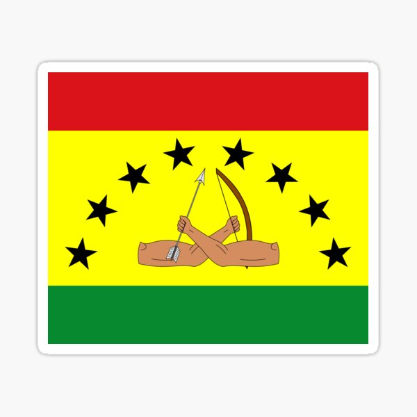 "GUNA YALA FLAG" Sticker by CasaLatina | Redbubble