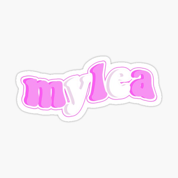 "mylea custom" Sticker by BellaCumpstone | Redbubble