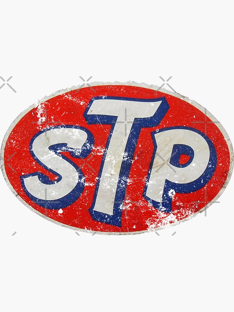 "STP" Sticker for Sale by Retrorockit | Redbubble