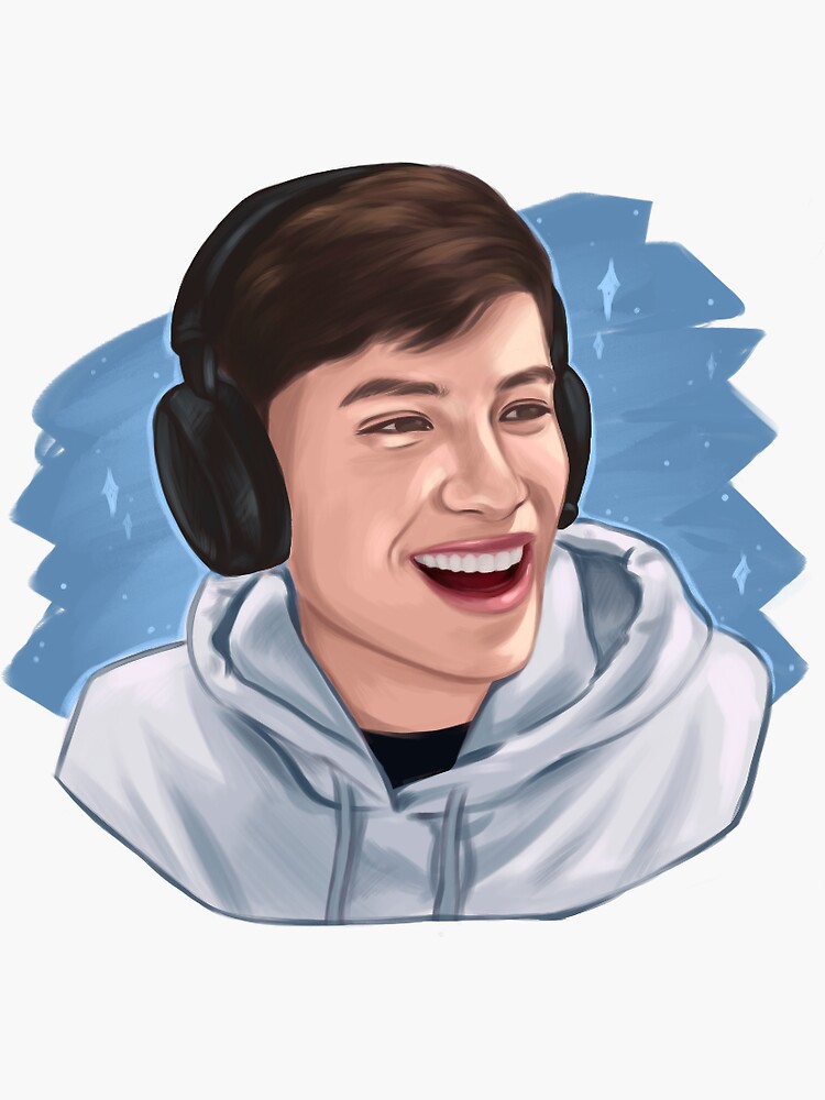 "Georgenotfound" Sticker by emmiedrawss | Redbubble