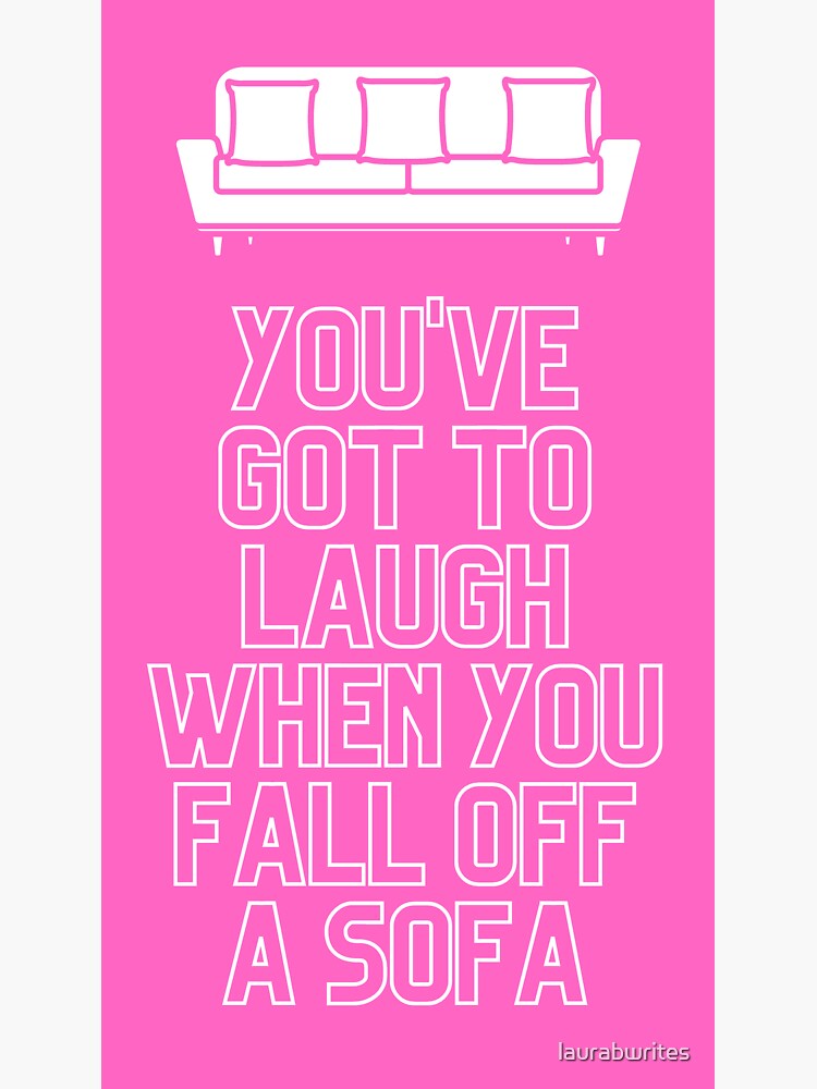 "Alan Partridge Sofa" Sticker for Sale by laurabwrites | Redbubble