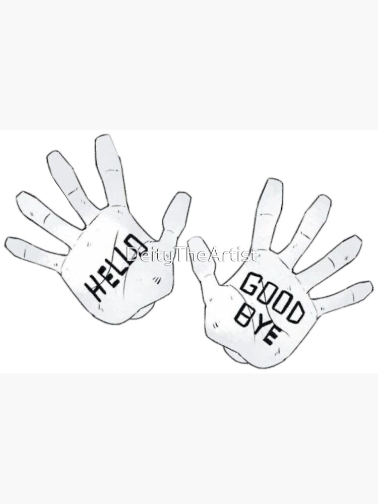 "Hello goodbye hands" Magnet for Sale by DeityTheArtist | Redbubble