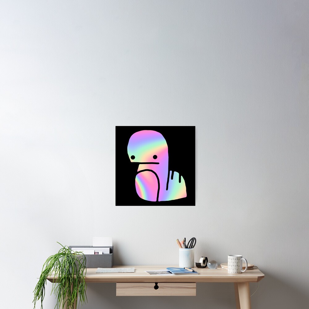 Póster «STRAY KIDS Bang Chan Snake Worm Doodle Cute Rainbow» de ...