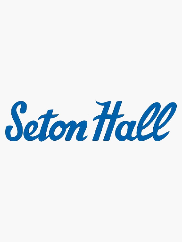 "Seton Hall Script Logo" Sticker for Sale by mistergac | Redbubble