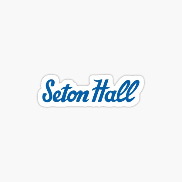 "Seton Hall Script Logo" Sticker for Sale by mistergac | Redbubble
