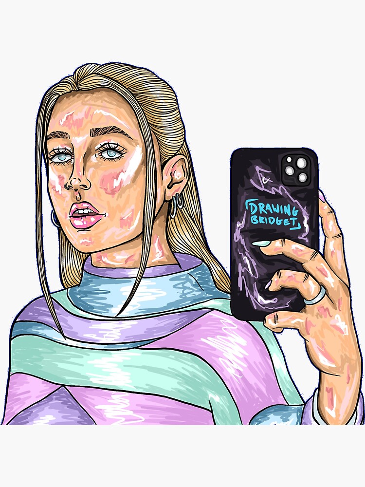 "Emma Chamberlain " Sticker for Sale by SkiingBridget | Redbubble