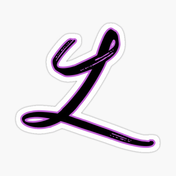 "Letter L" Sticker for Sale by RafaTakami | Redbubble