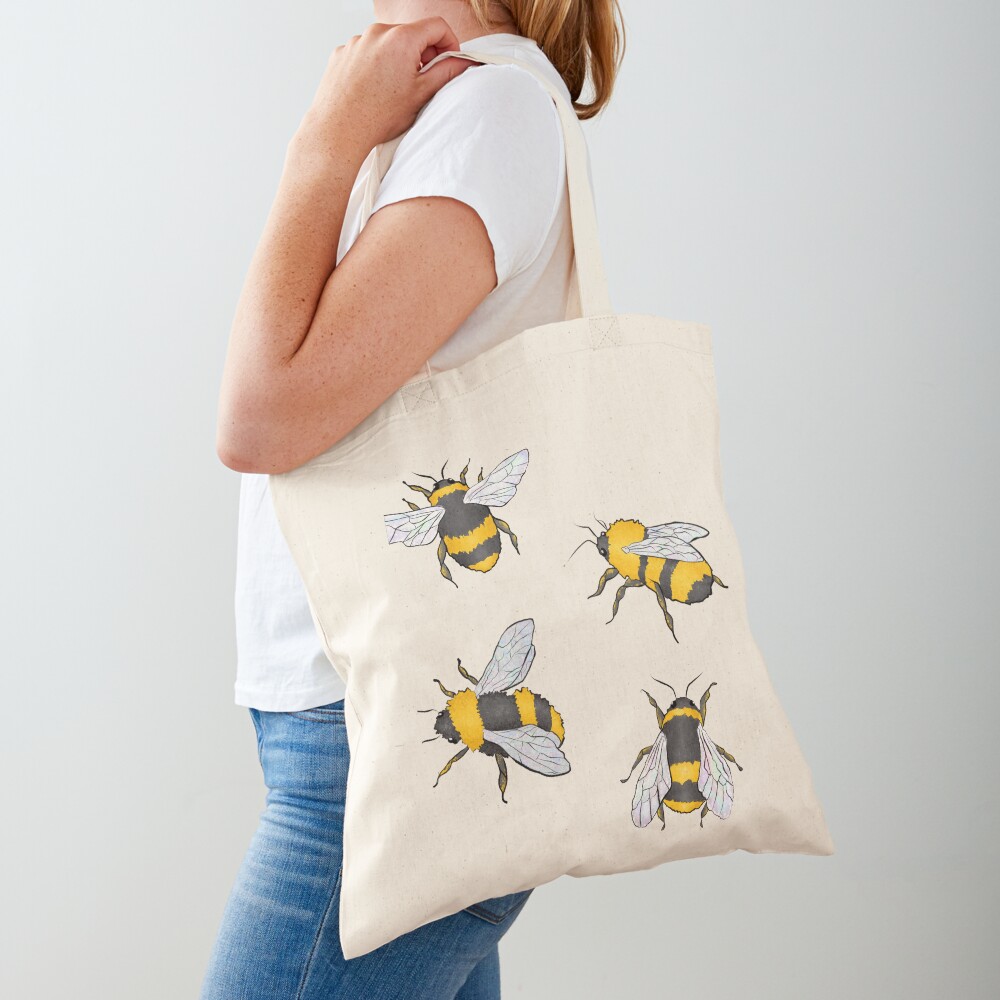 "BEES?" Tote Bag for Sale by sararosalie | Redbubble