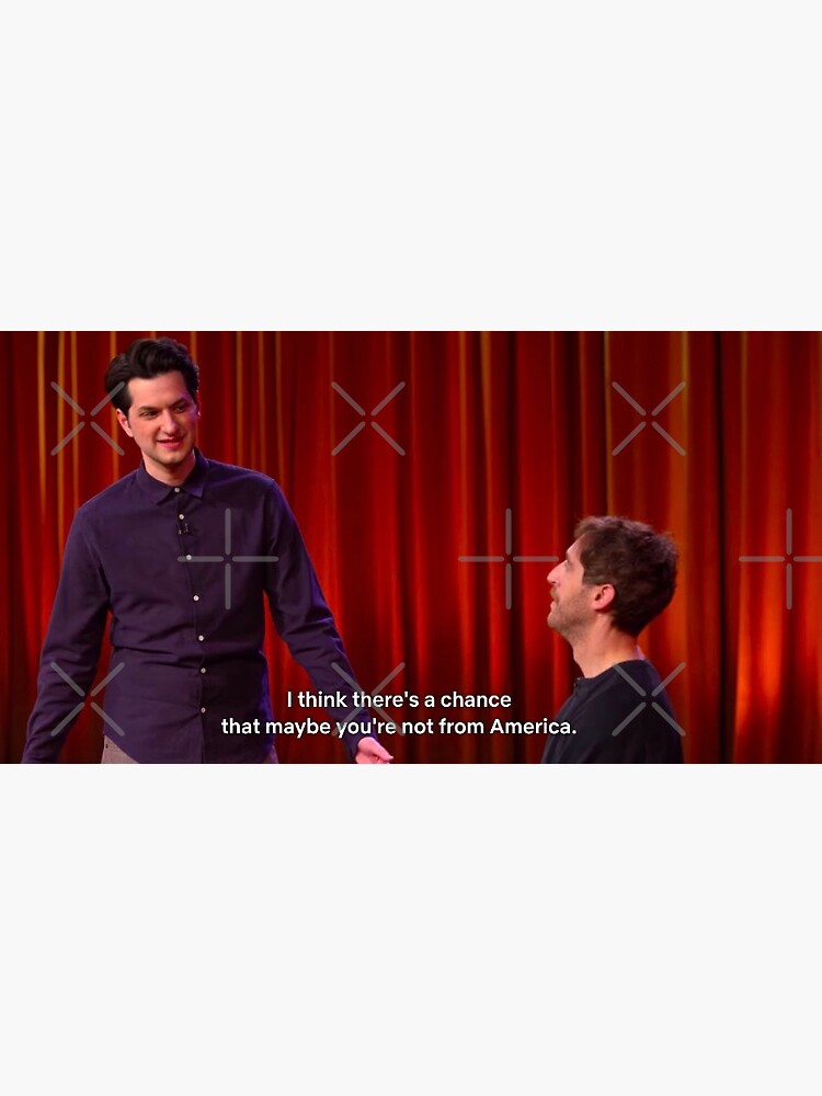 "Not from America (middleditch and schwartz)" Sticker for Sale by ...