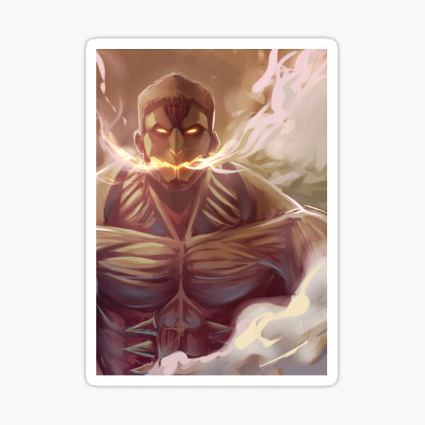 "Armored Titan Attack on Titan" Sticker by Skritor | Redbubble
