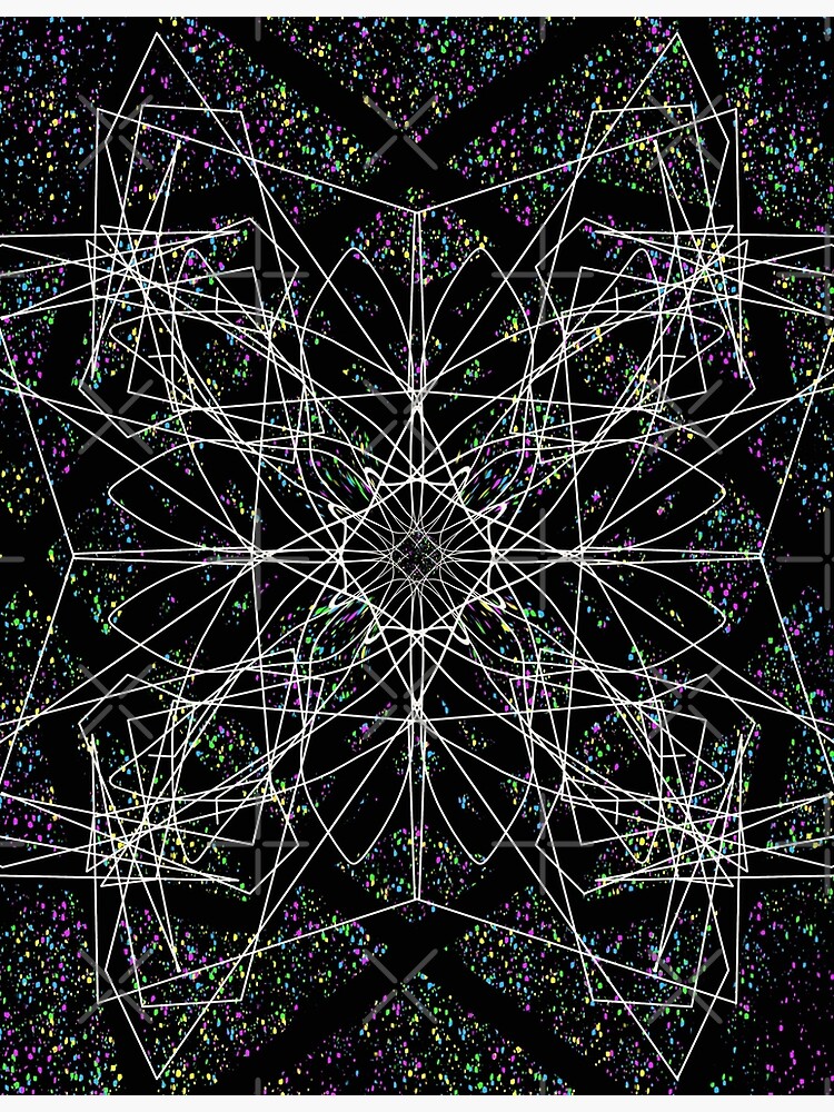 "Pinstripe Dream Ribbon Multiverse Abstract Art Design" Poster for Sale ...